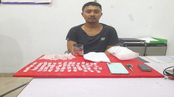 Kelez Tepergok Simpan 55 Paket Sabu - BaBelnews.id