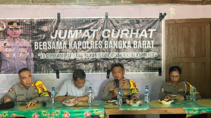 Jumat Curhat Polres Bangka Barat, Dari Persoalan Narkoba hingga Judol Dibahas - Bangkapos.com