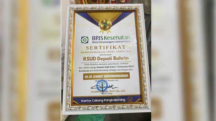 RSUD Depati Bahrin Dapat Penilaian Hasil Rekredensialing Tertinggi ...