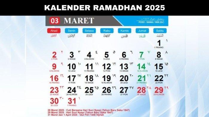 Awal Puasa 2025 Tanggal Berapa? Ini Menurut NU, Pemerintah & Muhammadiyah, Ada Potensi 2 Maret ...