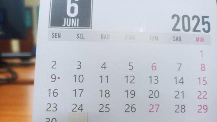 Kalender 2025 Lengkap Tanggal Merah Bulan Juni dan Jadwal Libur Idul Adha 1446 H - Bangkapos.com