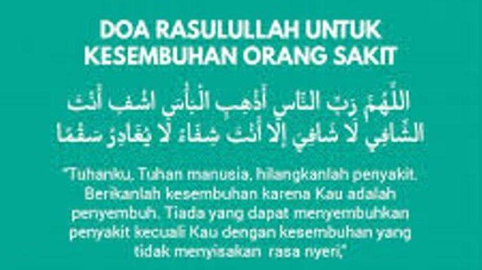 Arti Allahumma Rabban Nasi Adzhibil Ba'sa, Doa Menjenguk Orang Sakit ...