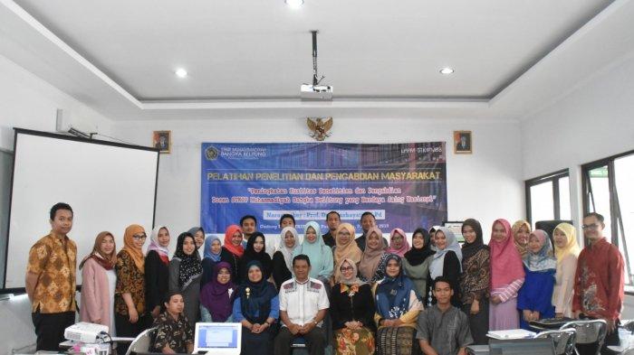 50 Dosen STKIP MBB Ikuti Pelatihan Penelitian - Bangkapos.com