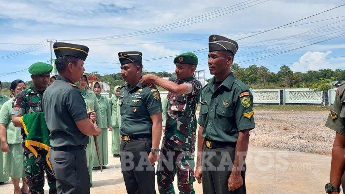 Enam Prajurit Kodim 0432 Bangka Selatan Naik Pangkat Saat Hari Kesaktian Pancasila - Bangkapos.com