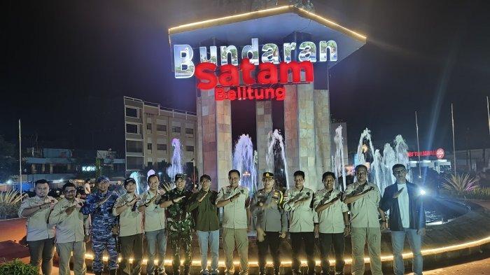PJ Bupati Belitung Resmikan Bundaran Satam Jelang Tahun Baru 2025 ...