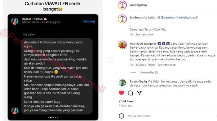 Via Vallen Bongkar Borok Keluarga, Sang Adik Rafi Pratama Ngaku Salah - Bangkapos.com