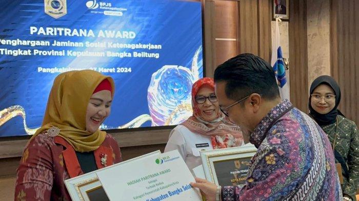 Berhasil Jalankan Program Perlindungan Sosial Pekerja, Pemkab Basel Raih Penghargaan Paritrana ...