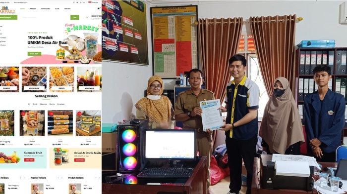 Dosen ISB Atma Luhur PKM di Desa Air Ruai Kembangkan E-Market untuk ...