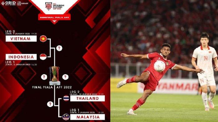 Jadwal Piala AFF 2022 Babak Semifinal Leg Kedua Vietnam vs Indonesia ...