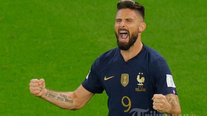 Hasil Pertandingan Prancis vs Polandia, Les Blues Menang 3-1, Mbappe Menggila, Giroud Pecah ...