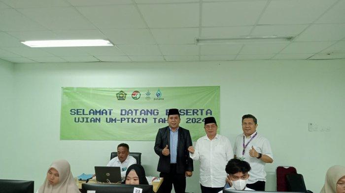 Hari Pertama Ujian SSE UM-PTKIN di IAIN SAS Bangka Belitung Berjalan Lancar - Bangkapos.com