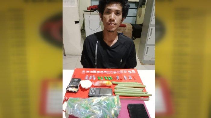 Renaldi Diciduk Polisi di Pangkalpinang, Simpan 15 Paket Sabu-Sabu Seberat 5,24 Gram Siap Edar ...