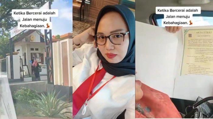 VIRAL Wanita Girang Usai Terima Akta Cerai dan Tak Henti Ucap Syukur, Alasan Pisah Terungkap ...