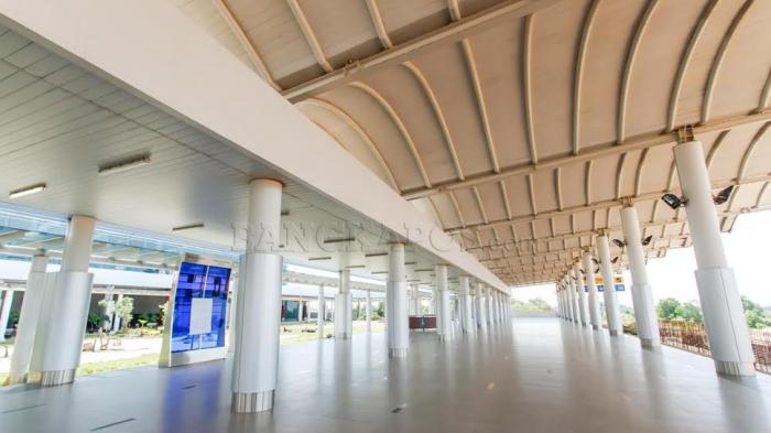 Foto: Beginilah Eksterior dan Interior Terminal Baru Bandara Depati Amir - Bangkapos.com