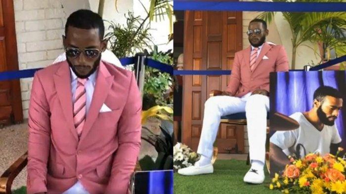 Che Lewis, Jenazah Pria Tanpa Peti Mati yang Duduk Dibawa dengan Mobil ...