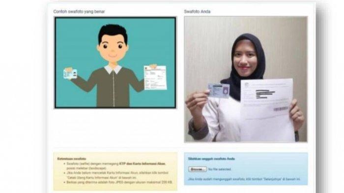 Cara Upload Swafoto (Selfie) Pegang KTP, Ukuran & Format Daftar CPNS ...