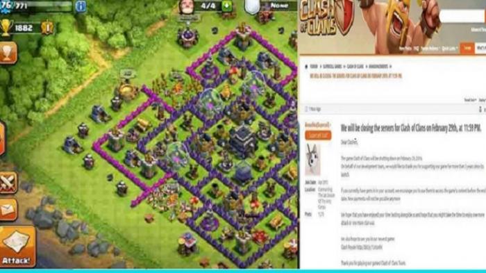 Siap-siap Games 'COC' Bakal Ditutup 29 Februari - Bangkapos.com
