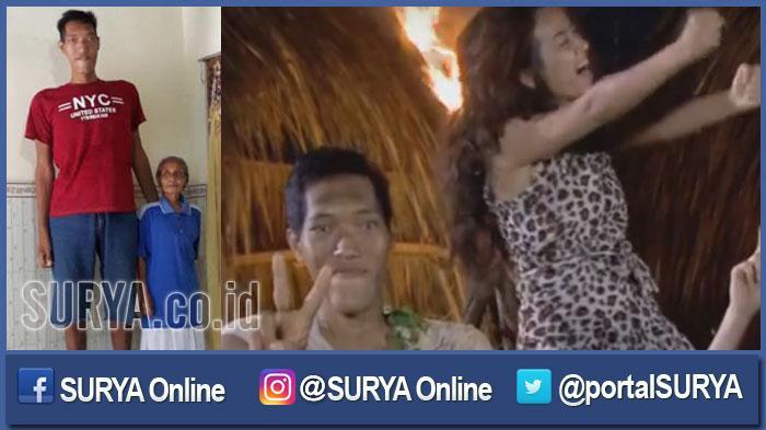 Pria Jangkung Ini Dulu Kumpul Bareng Artis Cantik, Kini Pulang Kampung ...