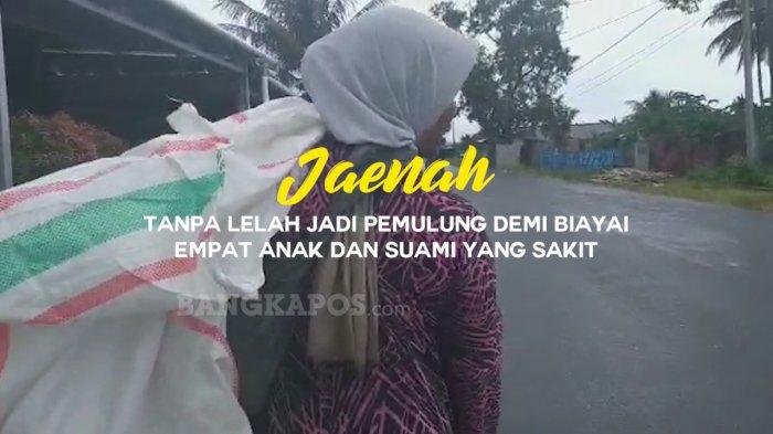 Kisah Jaenah, Tanpa Lelah Jadi Pemulung di Pangkalpinang Demi Biayai ...
