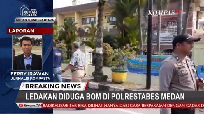 Wajah Pelaku Bom Bunuh Diri di Polrestabes Medan hingga Rekaman CCTV Detik-detik Ledakan ...