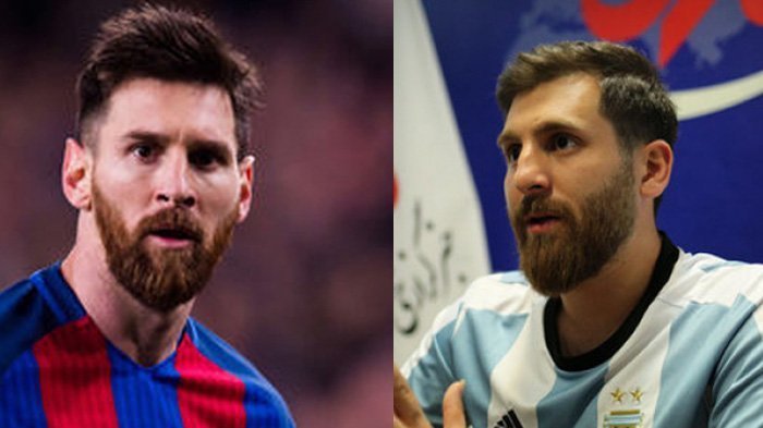 Mirip Banget, Kembaran Lionel Messi Ternyata Berasal dari Iran ...