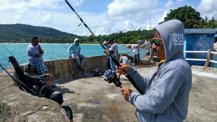 Puluhan Peserta Daftar Lomba Mancing Tanjung Pesona, Rebut Hadiah ...