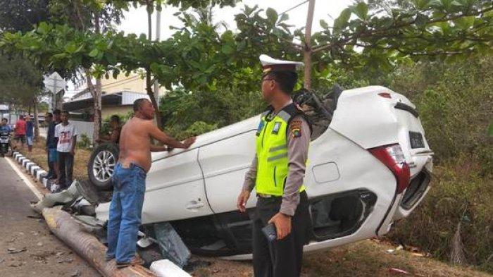 Tabrakan di Jalan Arah Kantor Gubernur Bangka Belitung, 2 Mobil ...
