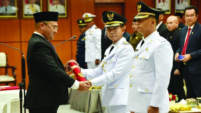 Mulkan dan Syahbudin Resmi Memimpin Kabupaten Bangka - Bangkapos.com