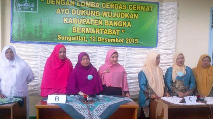 Muslimat NU Gelar Cerdas Cermat Majelis Taqlim - Bangkapos.com