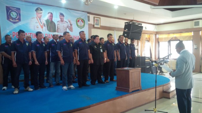 Syahrudin Dilantik Jadi Ketua Pertina Babel - Bangkapos.com