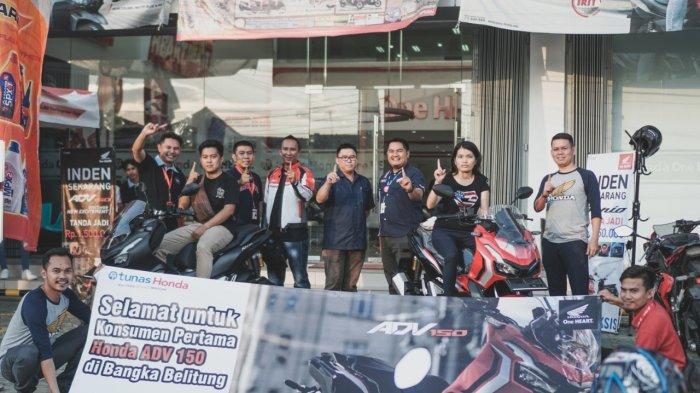 Penyerahan Pembelian Pertama New Honda ADV 150 di Acara Paint Party PT ...