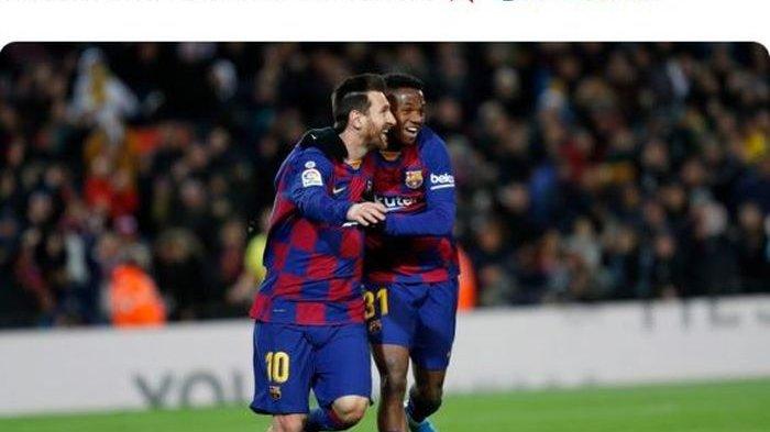 Lionel Messi dan Ansu Fati Kini jadi Duet Maut, Semuanya Berawal dari Televisi - Bangkapos.com
