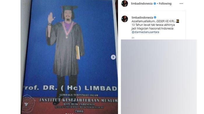 Tak Disangka Master Limbad Ternyata Menyandang Gelar Profesor Sejak ...