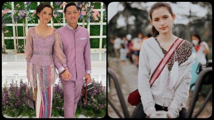 Sarah Menzel Pacar Azriel Hermansyah di Lamaran Atta dan Aurel ...