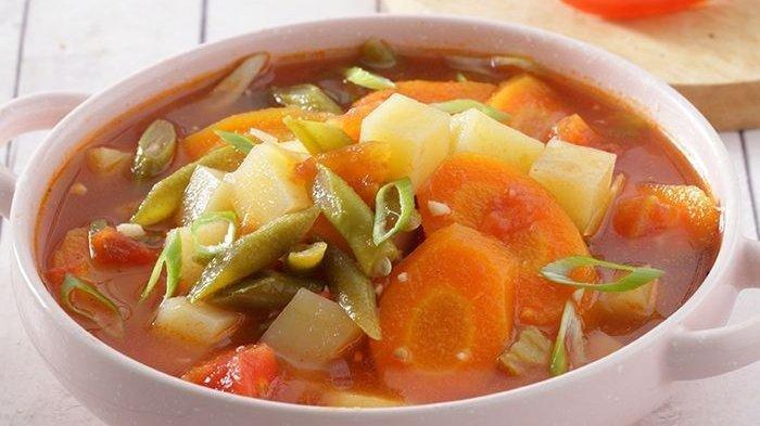 Nikmatnya Sahur dengan Sayur Kuah Tomat, Ini Resepnya - Bangkapos.com