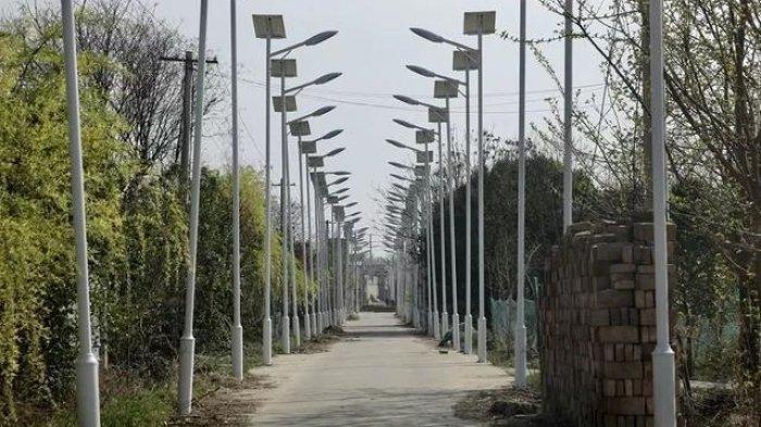 Warga Pasang Seribu Lampu Jalan, Gang Sempit di Desa Ini Jadi Viral ...