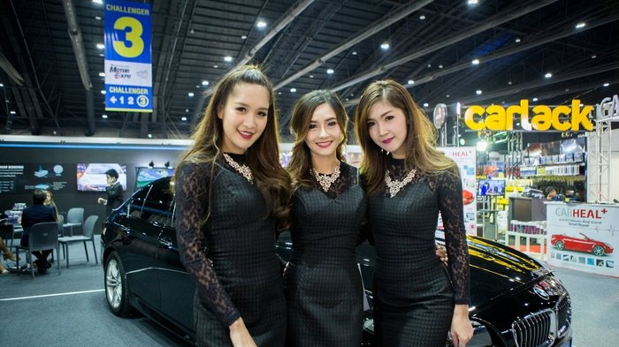 Begini Penampilan SPG Otomotif di Thailand - Bangkapos.com