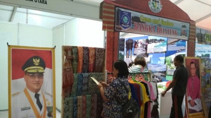 Stand Kontingen Babel Ramai Dikunjungi di Lomba Pesparani Nasional ...