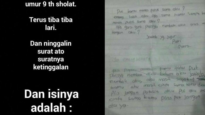 Jadi Viral, Surat Cinta Milik Anak 9 Tahun Ini Beredar, Isinya Bikin ...