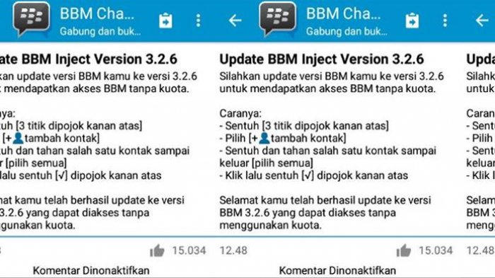 Awas, Broadcast BBM Channel, Motifnya Bakal Bikin Anda Kaget - Bangkapos.com
