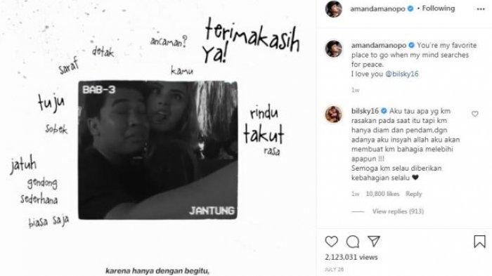 Unggah 3 Video Tentang Perasaannya Amanda Manopo Bikin Netizen Baper ...