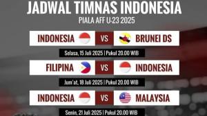 Jadwal Timnas Indonesia vs Brunei Darussalam di Piala AFF U23 2025, Jam Berapa dan Tayang di ...