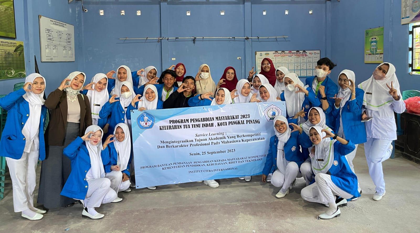 Institut Citra Internasional Lakukan Pengabdian Masyarakat, Ajak Warga Lakukan Pola Hidup Sehat ...