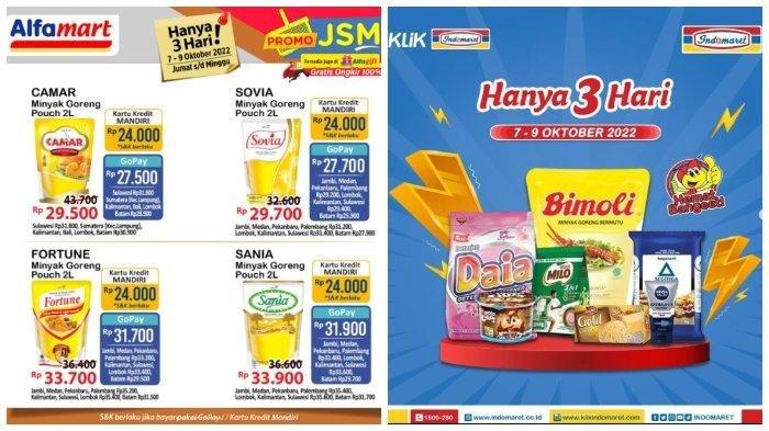 Promo Alfamart - Indomaret Minggu 9 Oktober 2022, Ada Diskon Minyak ...