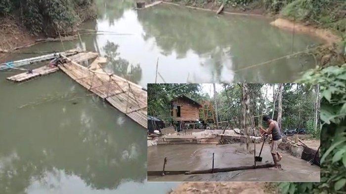 Tidak Hiraukan Penolakan Warga, Aksi Penyedotan Pasir di Sungai Desa Aluan Mati HST Makin ...