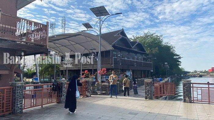 Wisata Taman Siring Sungai Martapura di Banjarmasin Masih Jadi Destinasi Favorit ...