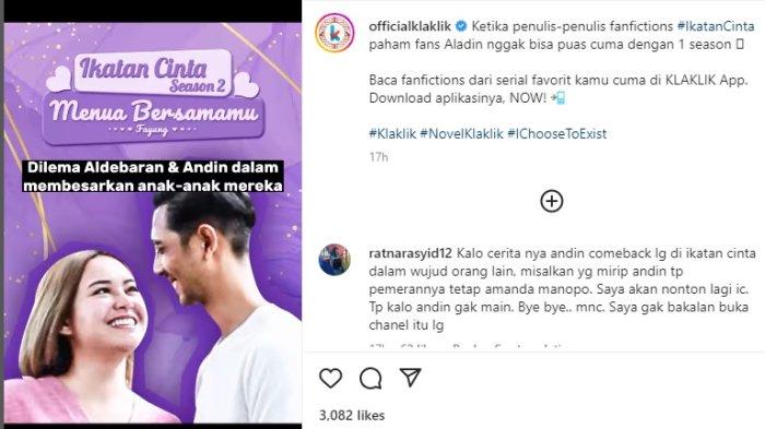 Akhirnya Arya Saloka dan Amanda Manopo Bersatu Lagi di Ikatan Cinta Season 2, Kini Versi Novel ...