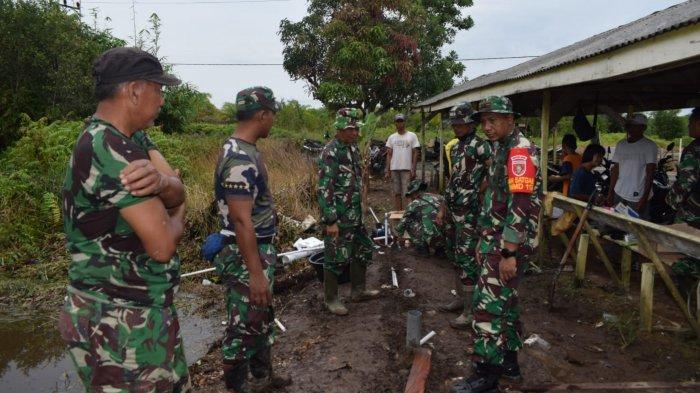 Atasi Kesediaan Air Bersih, Satgas TMMD ke 113 Kodim 1005/Batola Bangun Sumur Bor di Karang ...