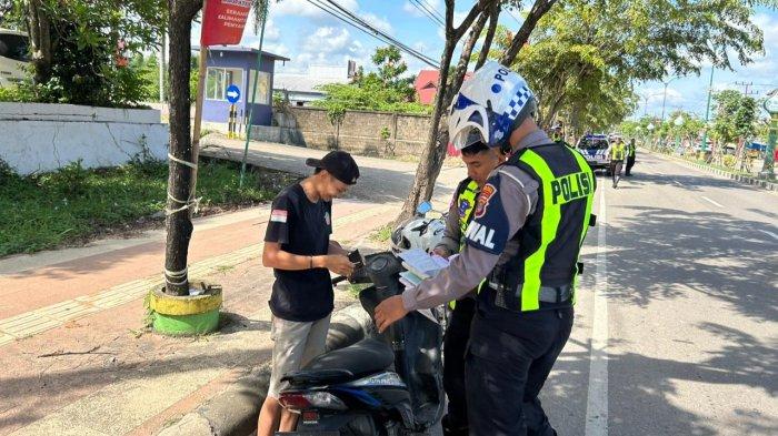 Operasi Keselamatan Intan 2024, Polres Tabalong Keluarkan 344 Teguran,Puluhan Pengendara Kena ...
