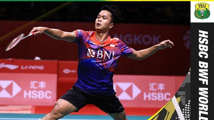 Jadwal Mulai dan Link Streaming INewsTV Semifinal Badminton BWF World Tour Finals, Ginting vs ...